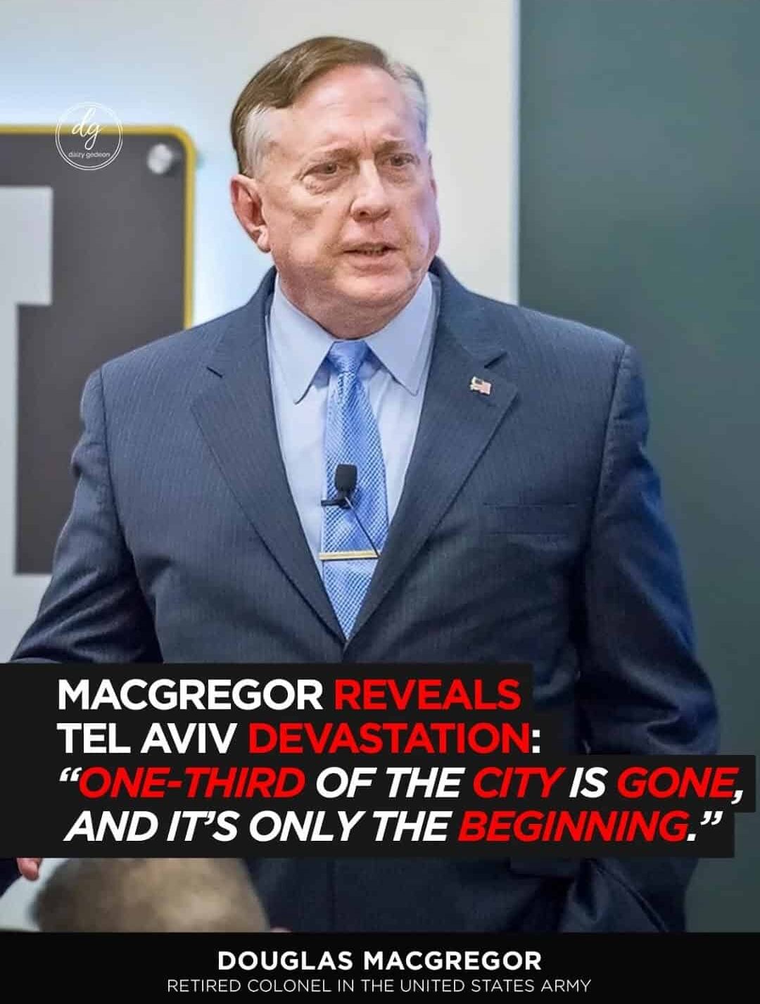 Israel - Hamas War Updates - MacGregor Reveals Tel Aviv In Ruins: “One ...