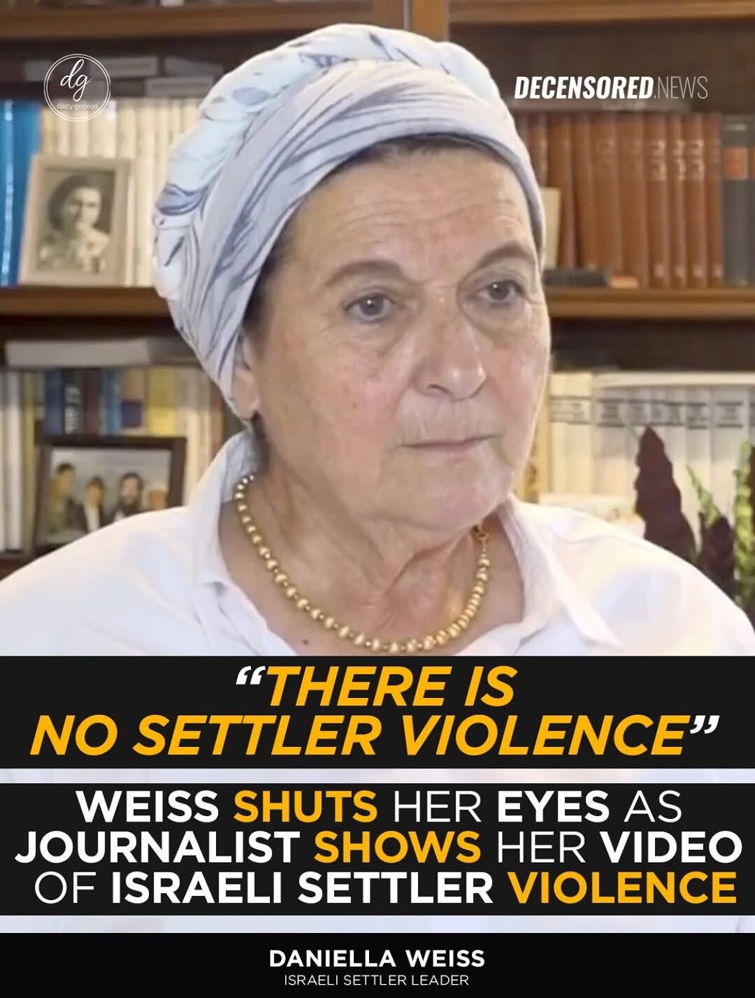 Israel - Hamas War Updates - “‘There Is No Settler Violence’ — Daniella ...